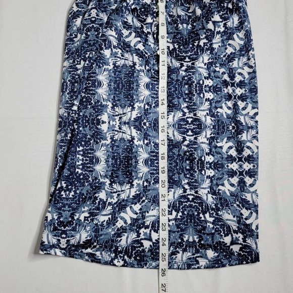 Notations | Tops | Notations Blouse Womens X Plus Size Top Blue White ...